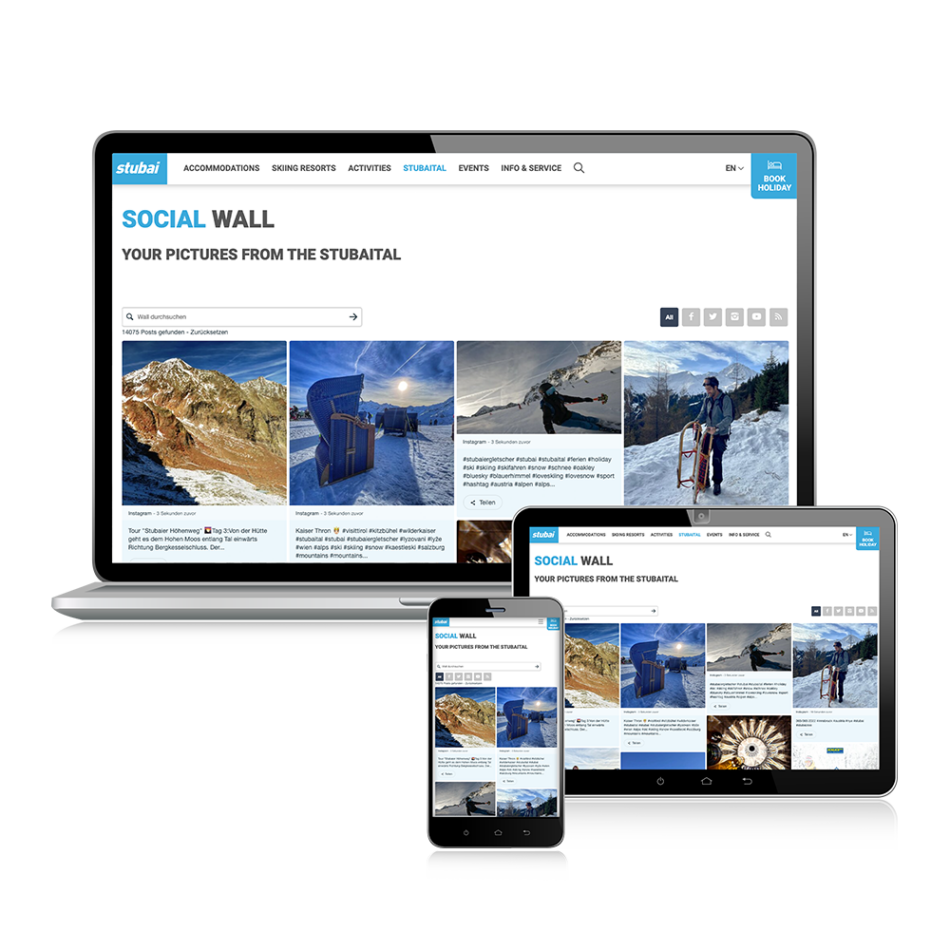 Streamchartz | Social Wall for Websites and Events